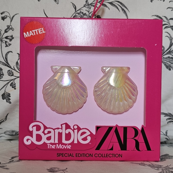 Zara | Jewelry | Barbie The Movie Warner Bros Enameled Earrings | Poshmark